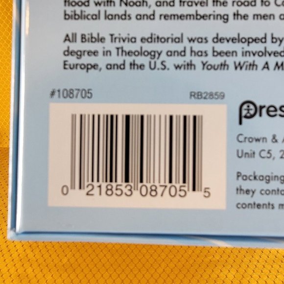 Pressman Toys | Games | Bible Trivia Family Board Knowledge Game ...